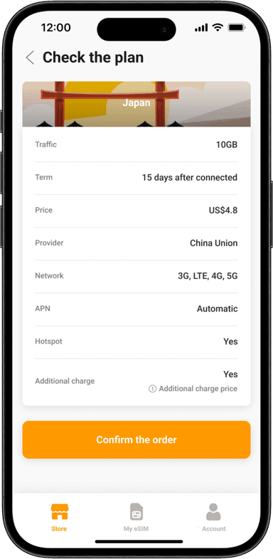 trifa - Travel abroad without a SIM card with the smartphone eSIM app